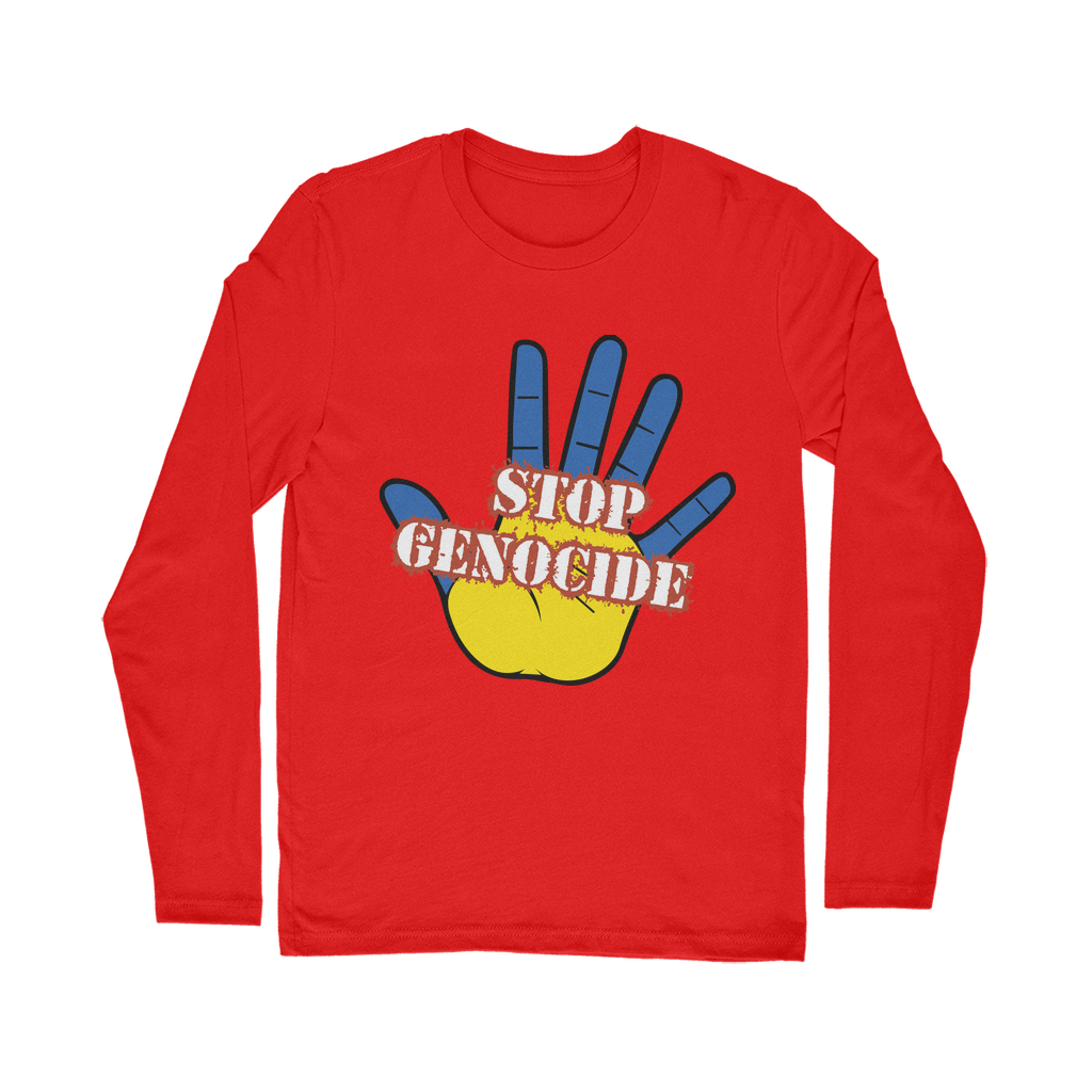 Stop Genocide Classic Long Sleeve T-Shirt – Armed With Honour